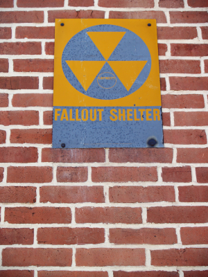 “Signs”: Old Nuclear Fallout Shelter Sign on Brick | Koehler Law